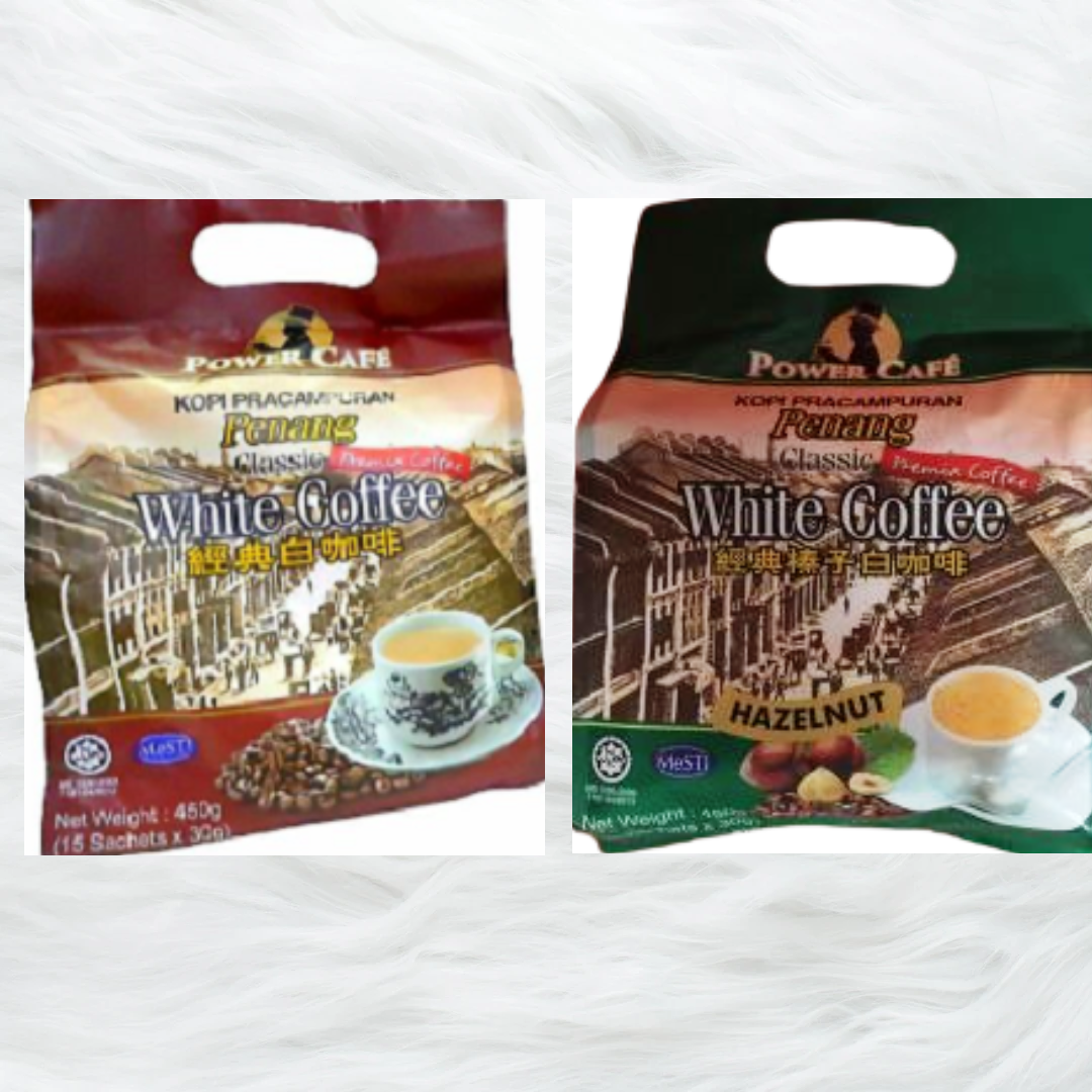Power Cafe 3 in 1 White Coffee 15s x 30g(450g) 33@carton ...